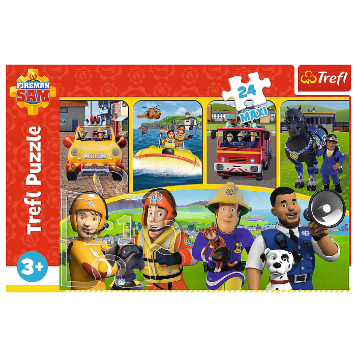 Kjøp Brannmann Sam® Friends Puslespill Online - Nå kun 199 - Temashop.no