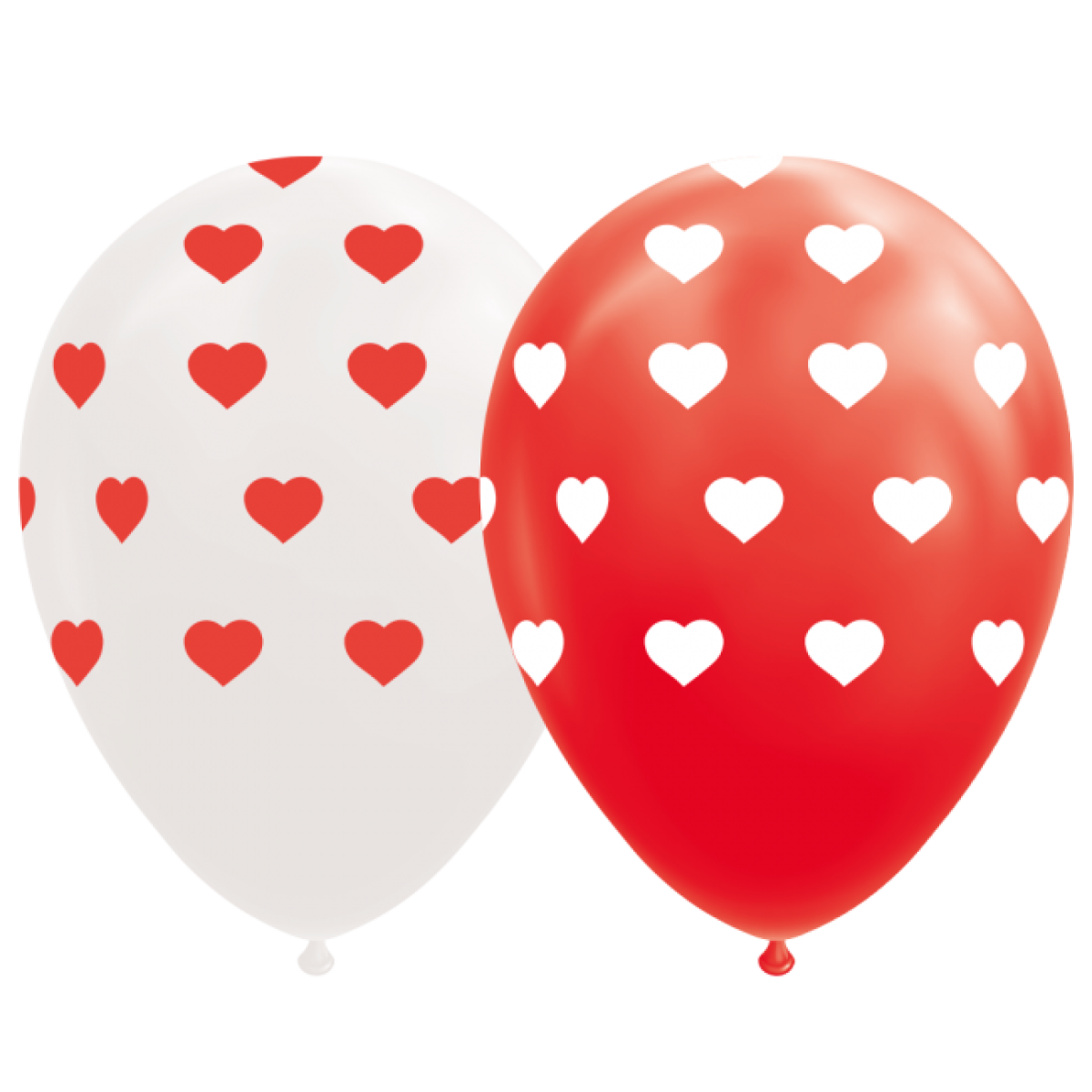 Kjøp Hjerter Ballonger Hvit og Rød Online - Nå kun 59 - Temashop.no