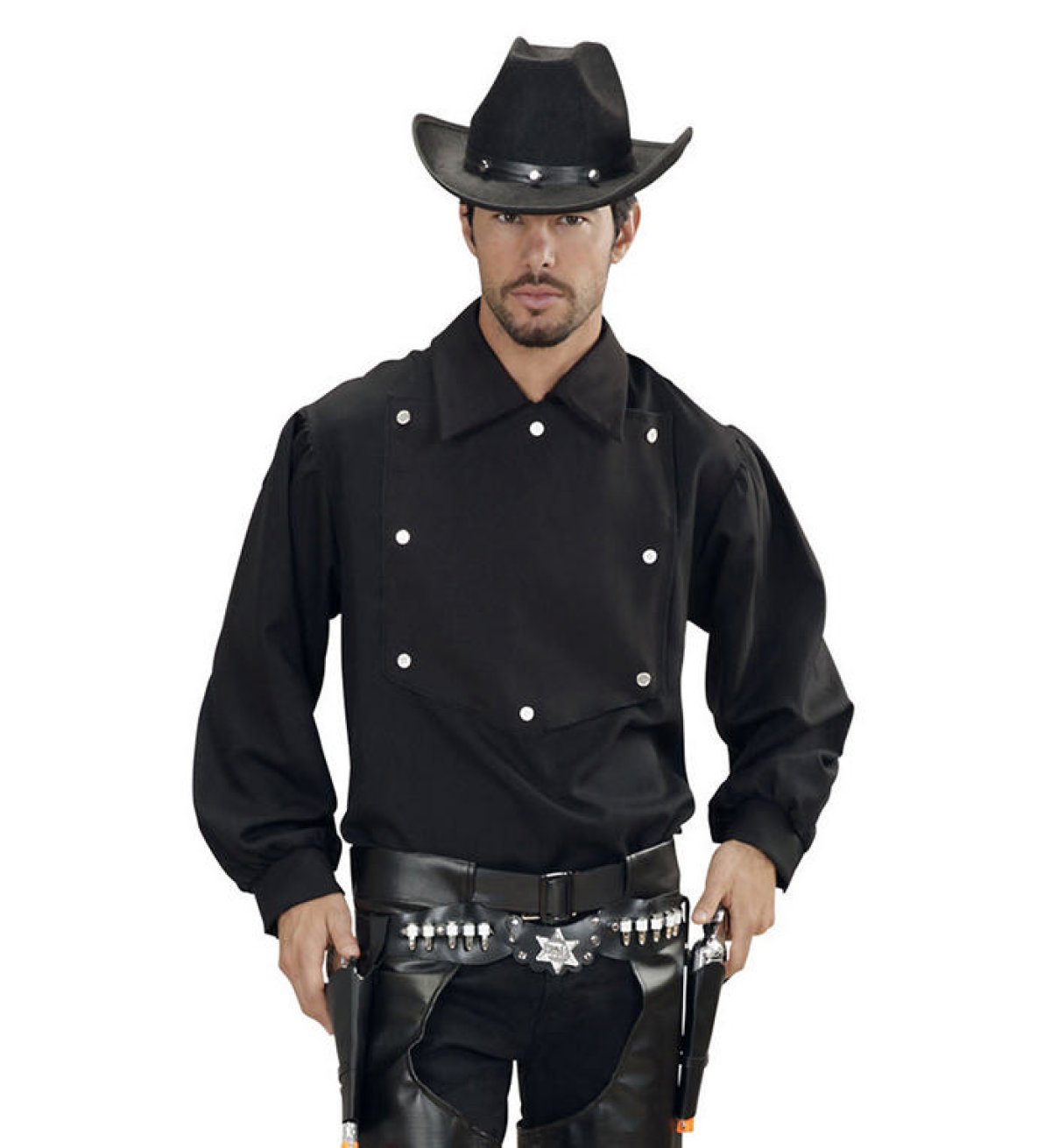 Kjøp Cowboy Skjorte Svart Online - Nå kun 349 - Temashop.no