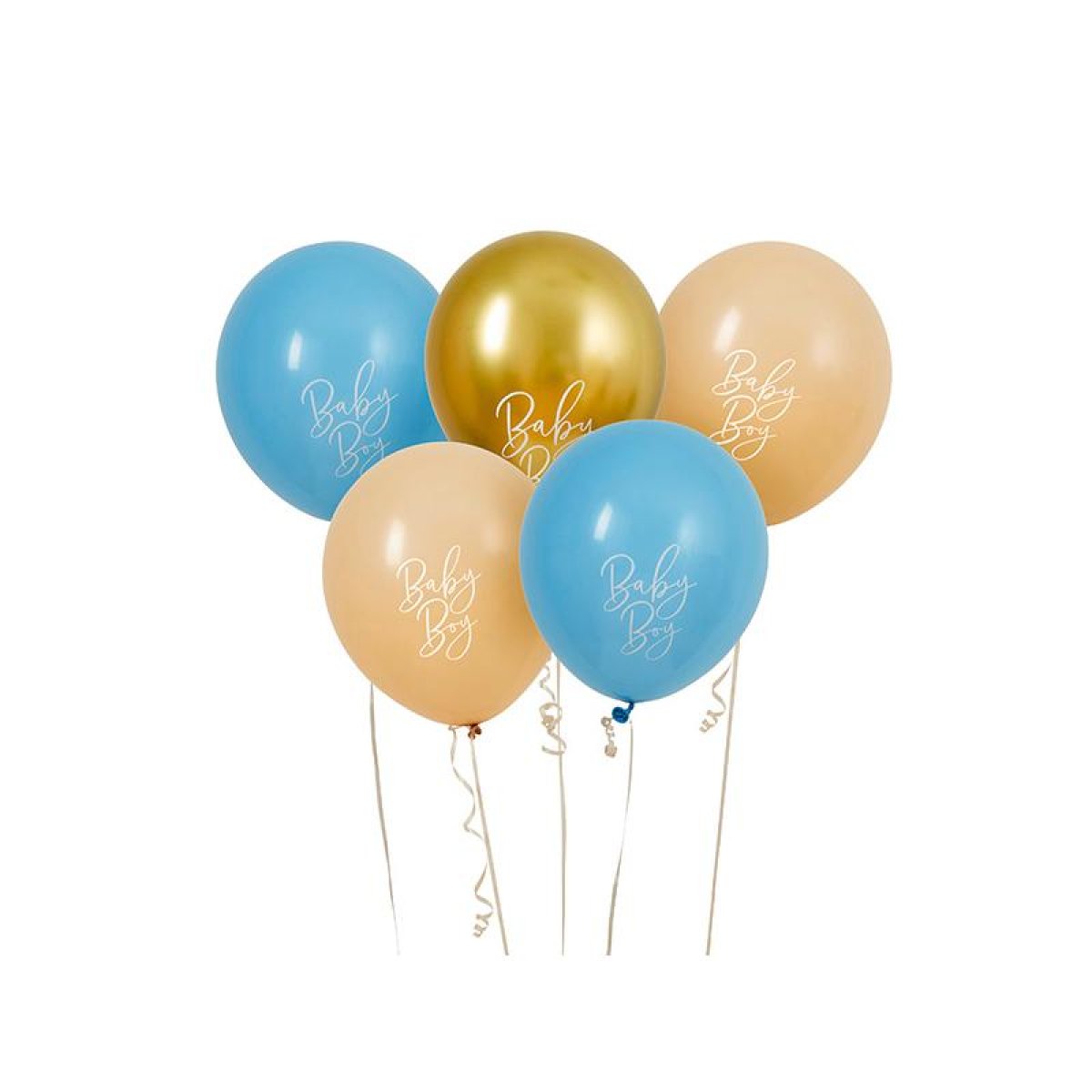 Kjøp Baby Balloner Blå/Beige Online - Nå kun 49 - Temashop.no