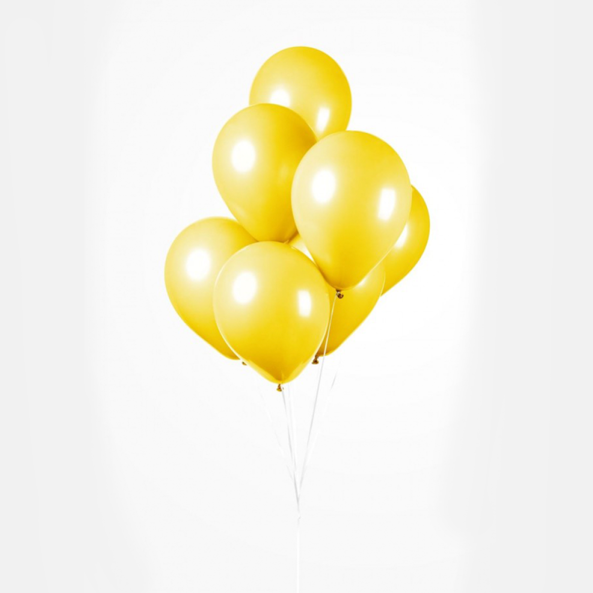 Gule ballonger – Rask levering: 1-4 dager med Posten | Temashop.no