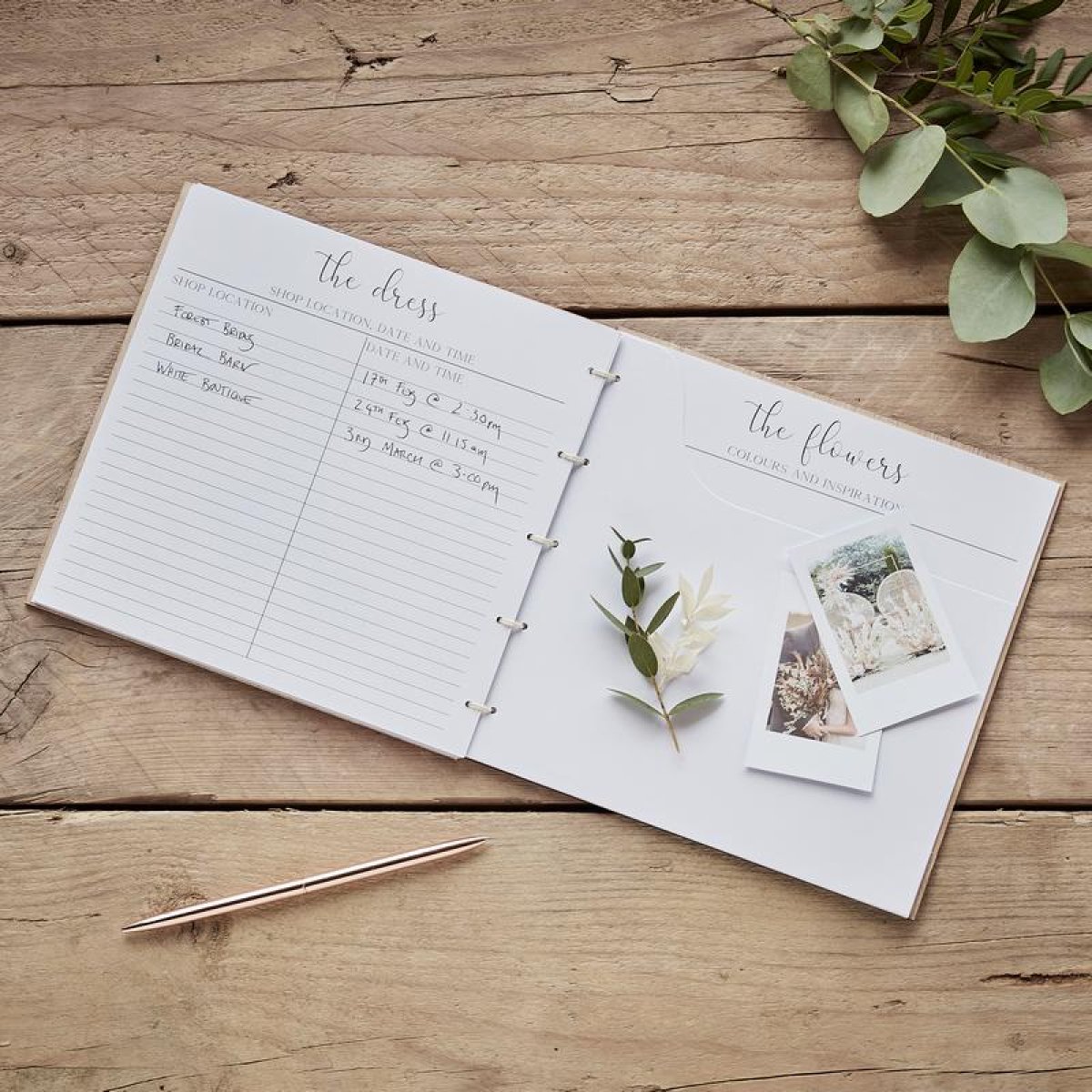 Kjøp Bryllup Planleggingsbok av Treverk Online - Nå kun 299 - Temashop.no