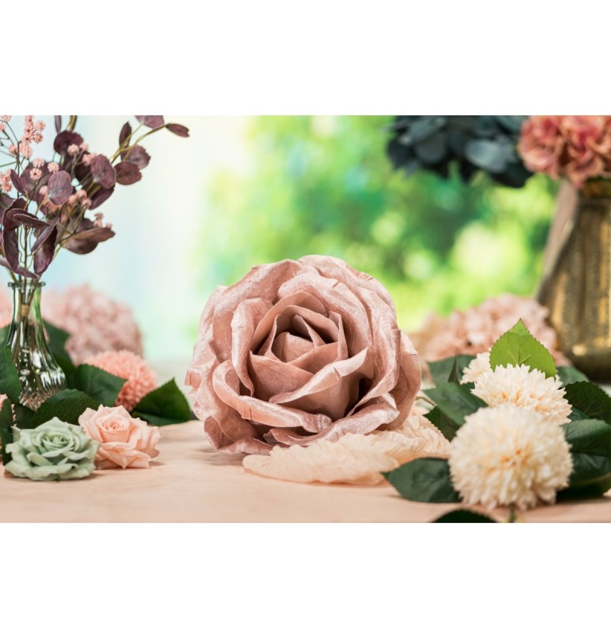 Kjøp Velur Rose på Stilk Pudderrosa Online - Nå kun 339 - Temashop.no