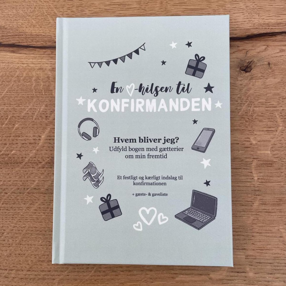 Kjøp Dansk En Hilsen til Konfirmanten Gjestebok Mintgrønn Online - Nå ...