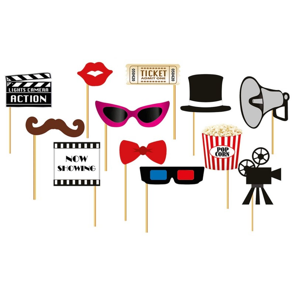 Kjøp Hollywood Selfie Props Rekvisitter Online - Nå kun 99 - Temashop.no