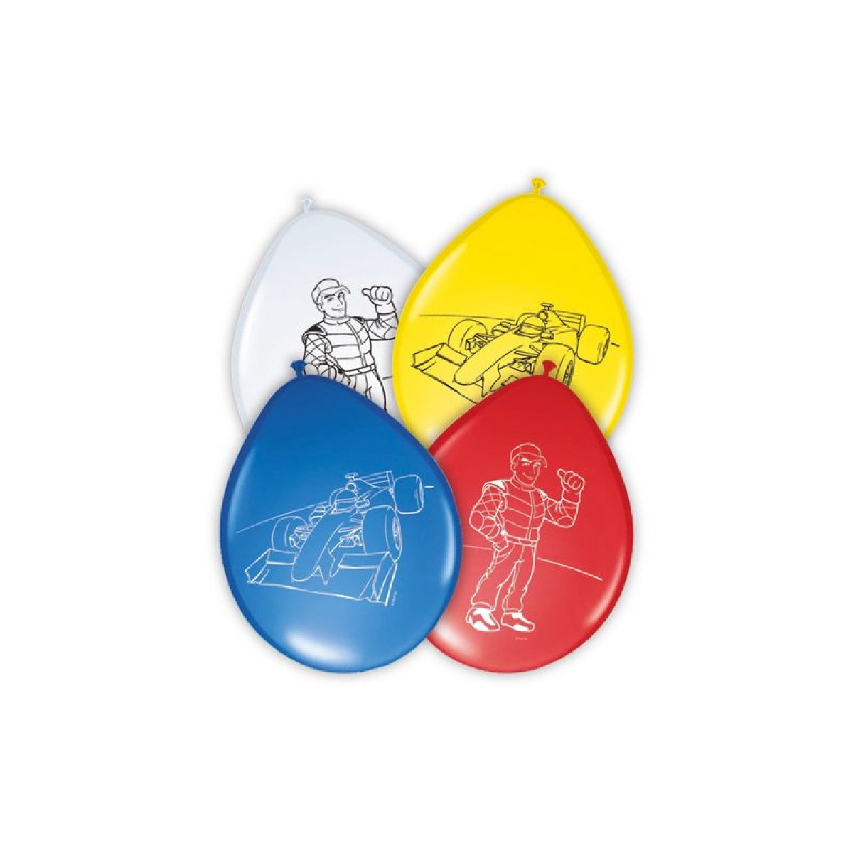 Kjøp Racerbil Ballong Mix Online - Nå kun 49 - Temashop.no