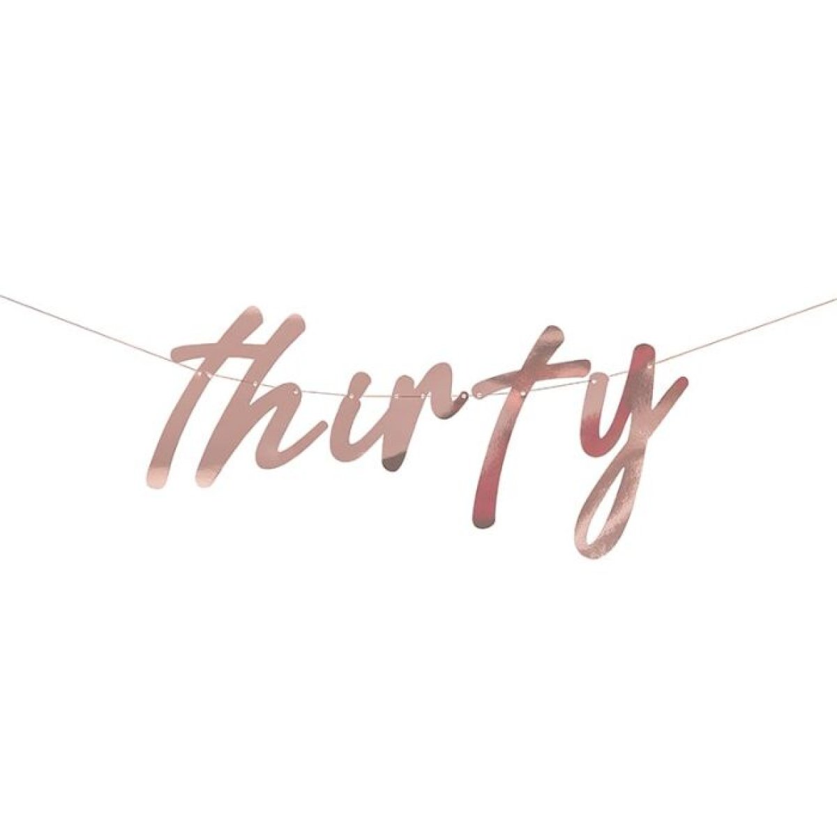 Kjøp 30 Års Bursdag Girlander Gullrosa Online - Nå kun 99 - Temashop.no