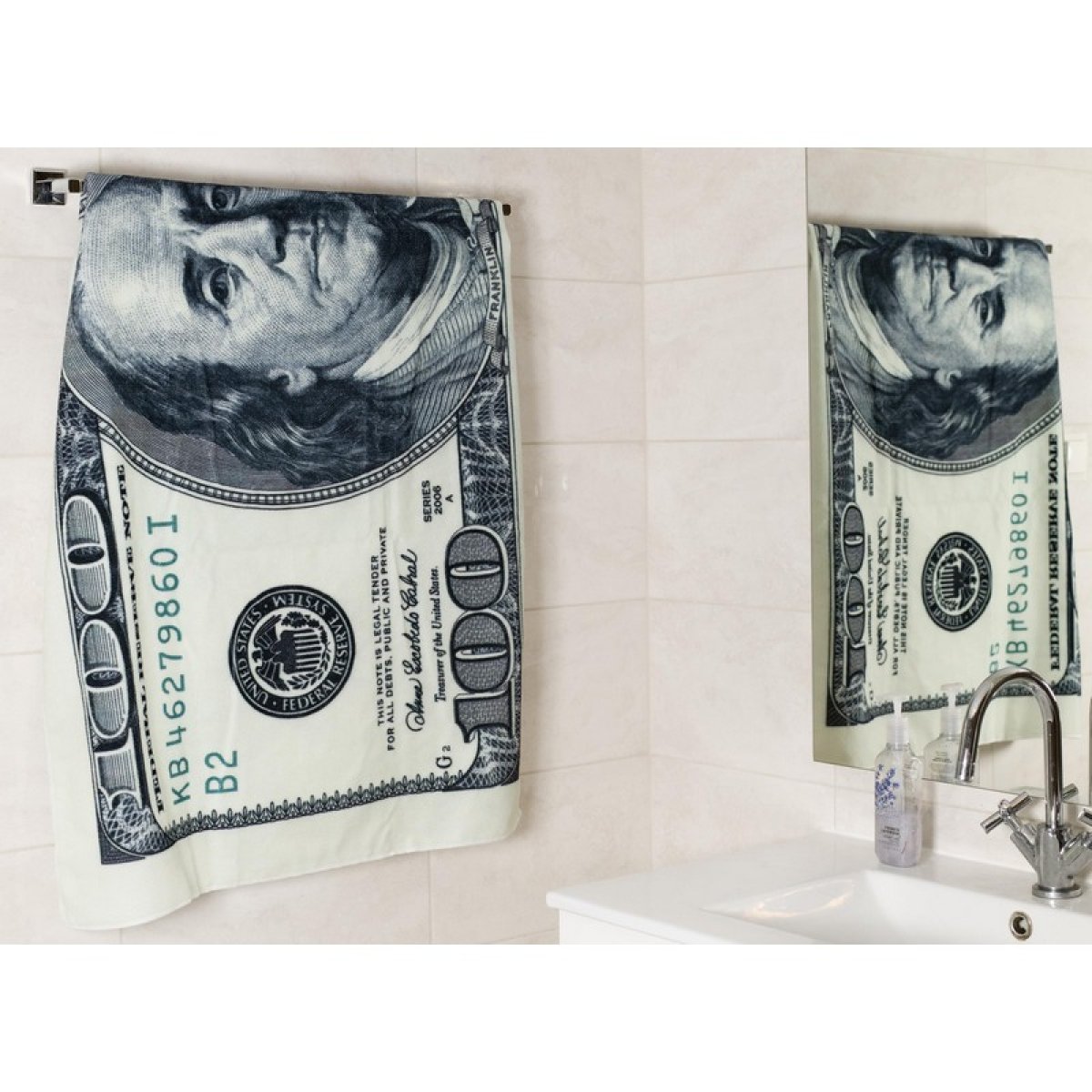 Kjøp 100 Dollar Seddel Strandhåndkle Online - Nå kun 349 - Temashop.no