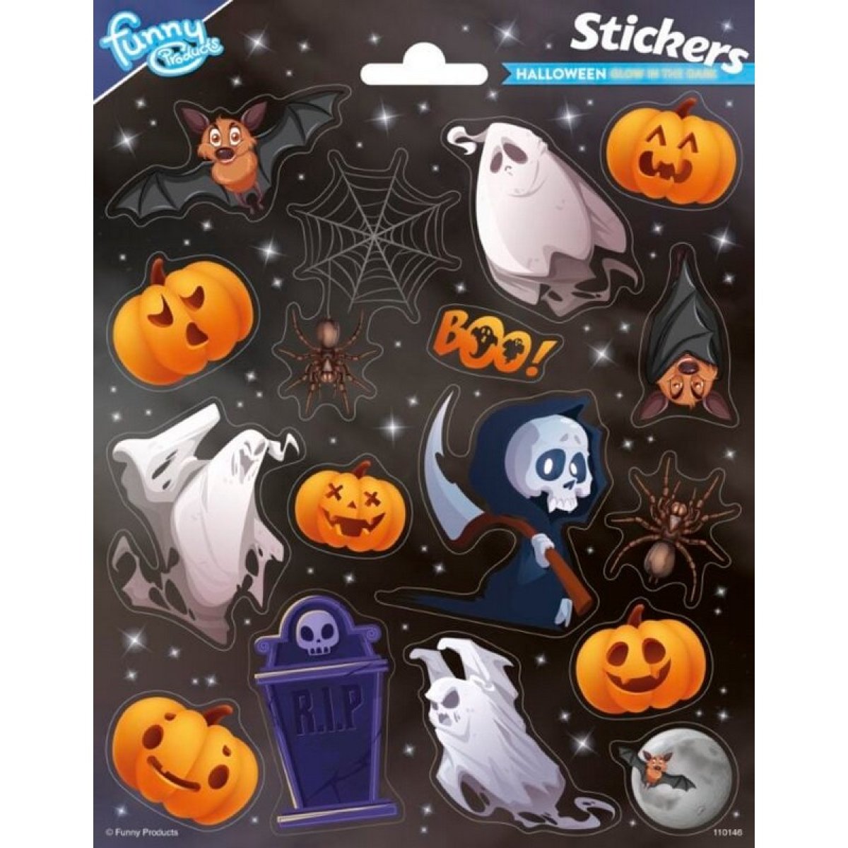 Kjøp Halloween Selvlysende Klistremerker Online - Nå kun 29 - Temashop.no