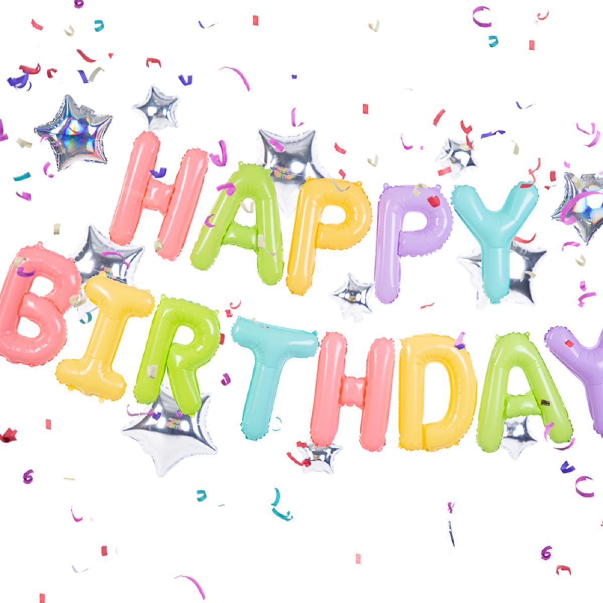 Kjøp Happy Birthday Foileballong Multifarget Pastell Online - Nå kun ...