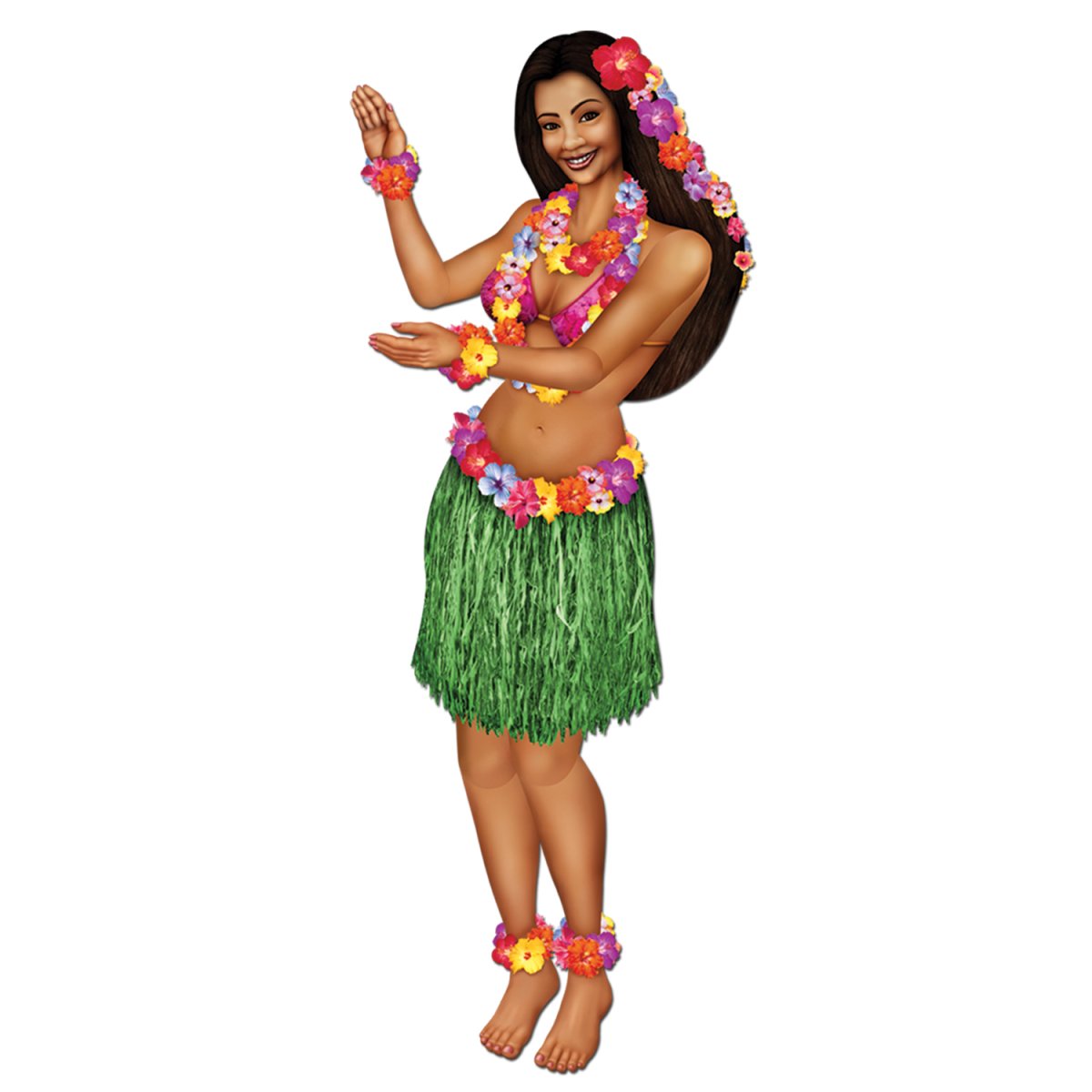 Kjøp Hawaii Hula Danser Pappfigur Online - Nå kun 59 - Temashop.no