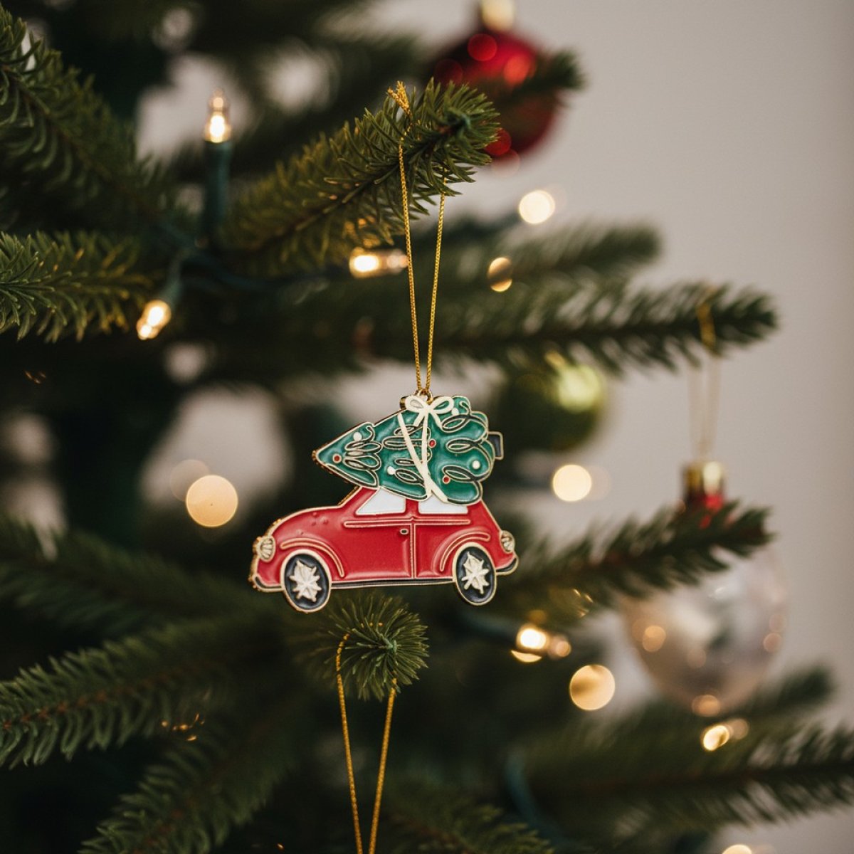 Kjøp Juletre på Bil Julepynt Online - Nå kun 59 - Temashop.no