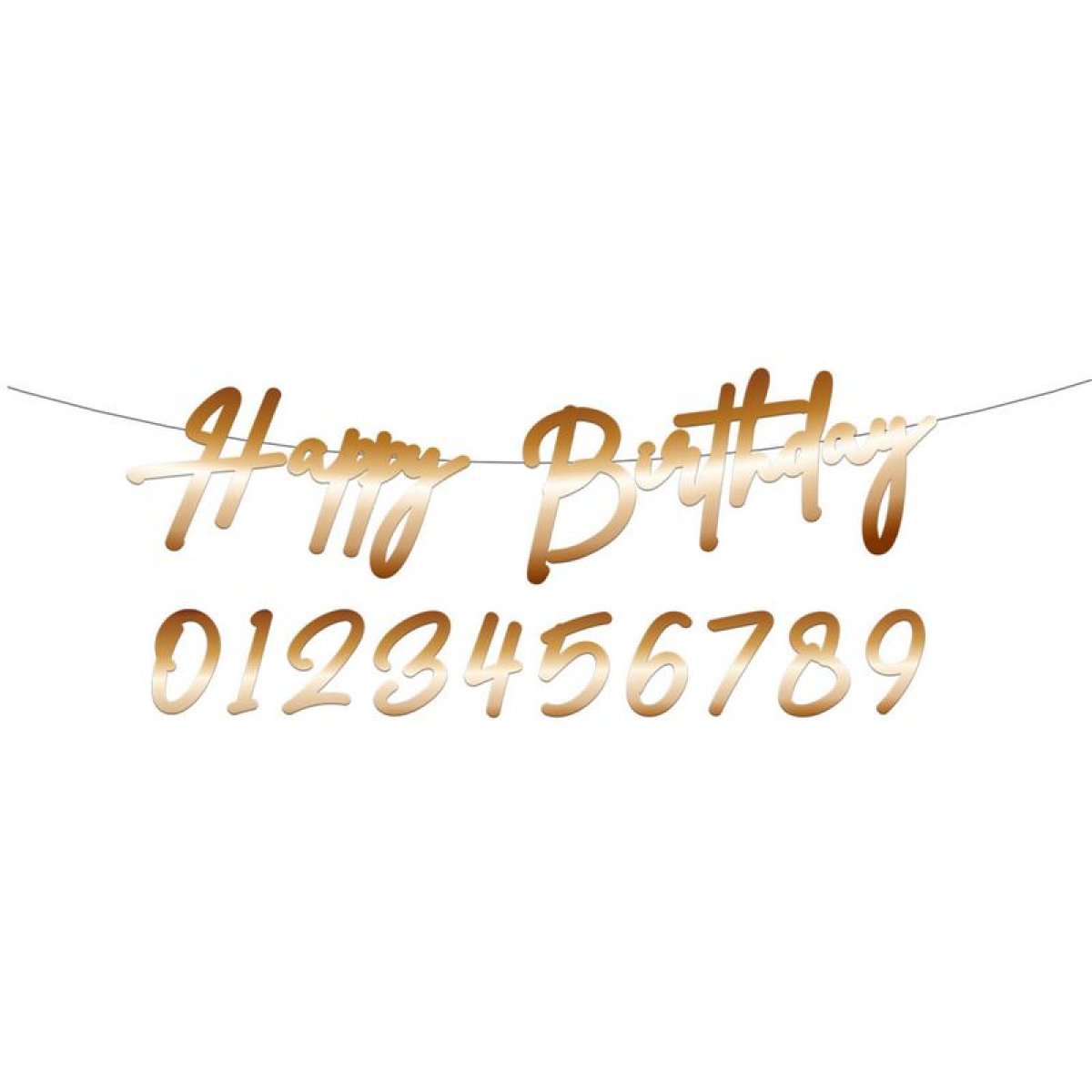 Kjøp Personlig Happy Birthday Girlander Gull Online - Nå kun 59 ...