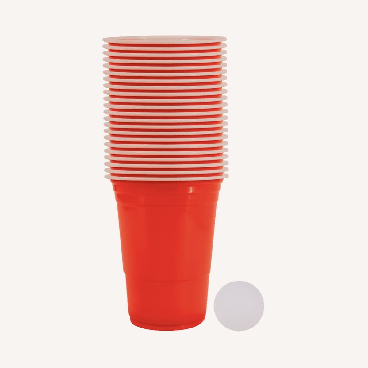 Kjøp Beer Pong Kopper og Baller Rød Online - Nå kun 109 - Temashop.no