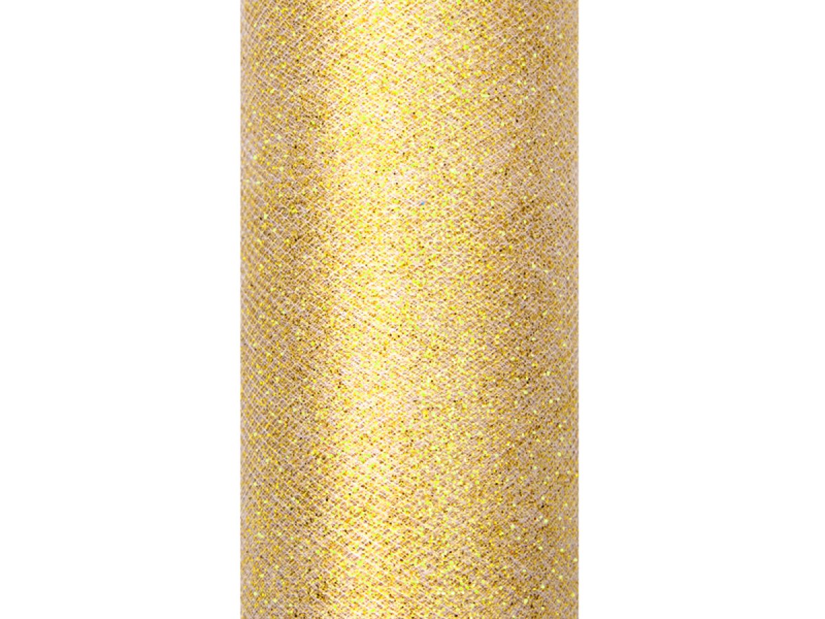 Kjøp Tyll Stoffrull Glitter Gull Online - Nå kun 39 - Temashop.no