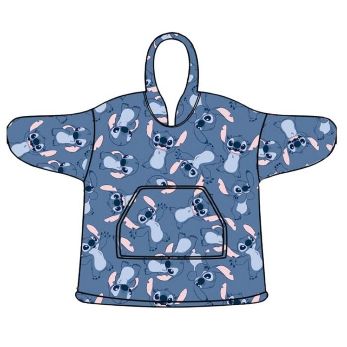 Kjøp Lilo & Stitch® Barn Teppe Hoodie Blå Online - Nå kun 309 - Temashop.no