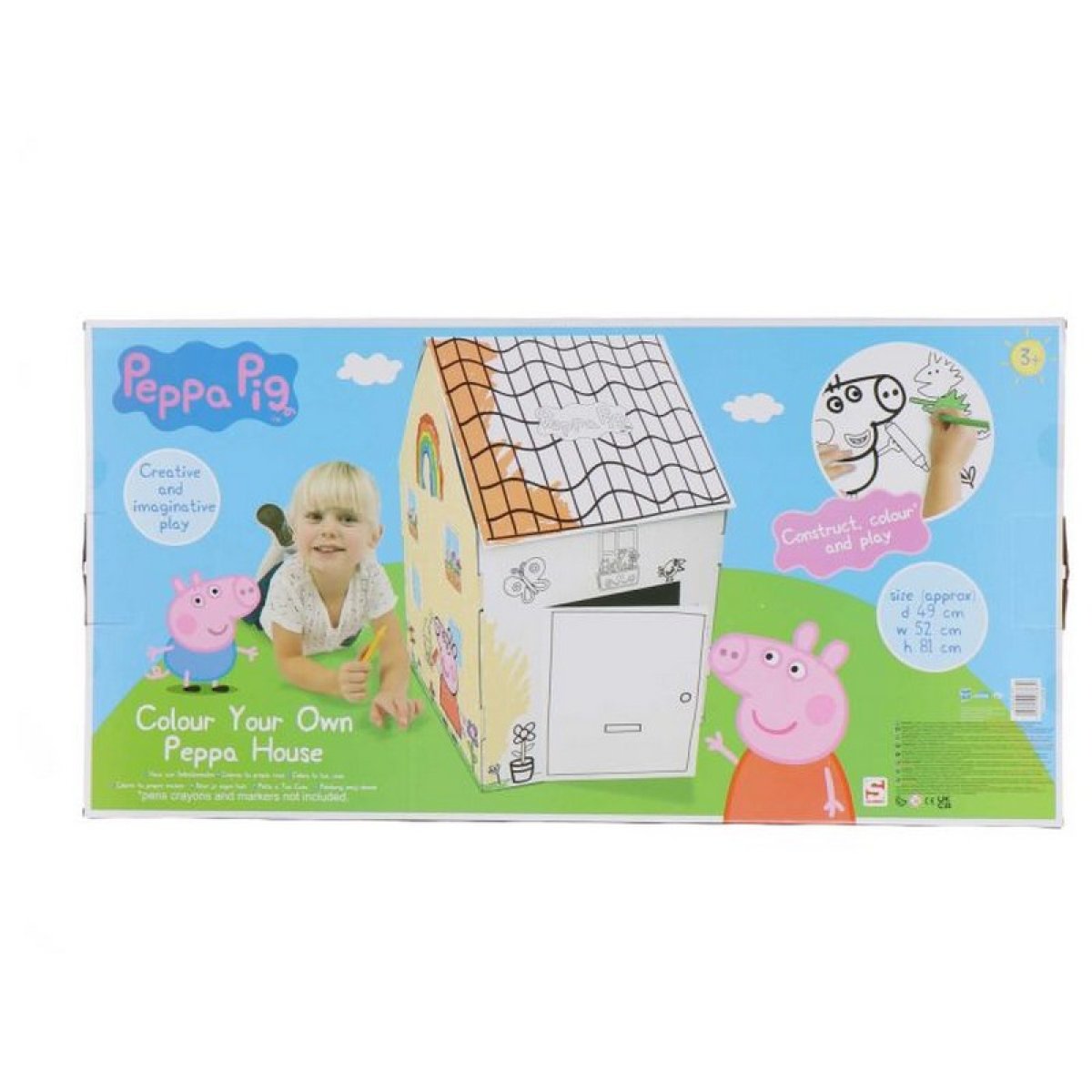Kjøp Peppa Gris® Fargelegg-Selv Hus Online - Nå kun 279 - Temashop.no