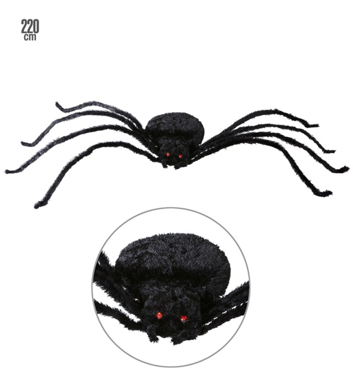 Kjøp Kjempe Bøyelig Edderkopp Svart Online - Nå kun 439 - Temashop.no