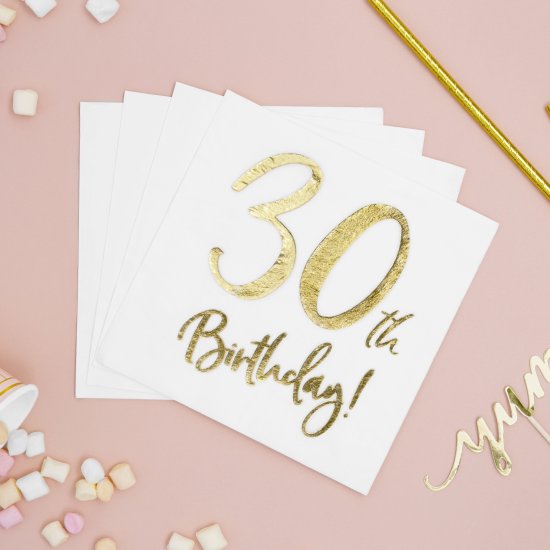 30 års dag - Kjøp pynt til 30 års bursdag på Temashop.no