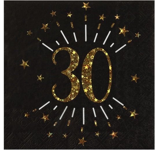 30 års dag - Kjøp pynt til 30 års bursdag på Temashop.no